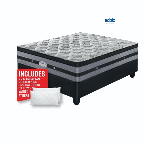 Edblo Salerno 152cm Queen Firm Base Set | Furnmart South Africa